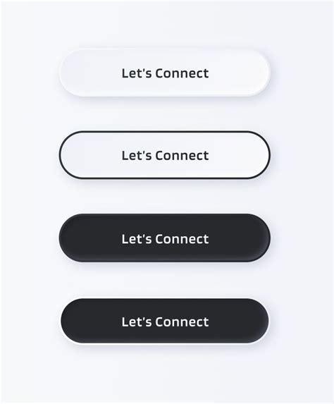Ui Button Design Soft Round Pill Shape In 2025 Ui Buttons App