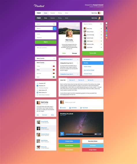 Pearl Ui Kit Ux Design Design Elements Corby User Experience Design