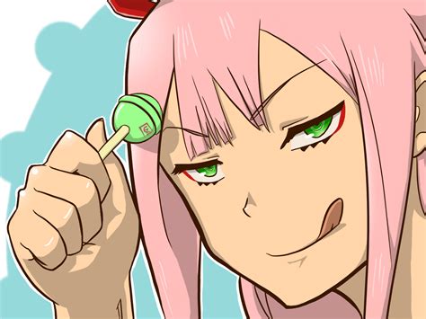 Zero Two Fan Art My Gf Made Rdarlinginthefranxx