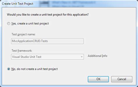 implémentation des fonctionnalités crud avec entity framework et asp