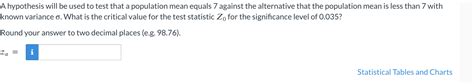 Solved Hypothesis Will Be Used To Test That A Population Chegg