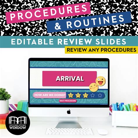 classroom procedures and routines review slides