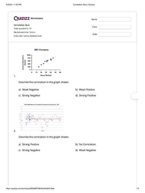 Correlation Quiz Quizizz Pdf Multivariate Statistics Correlation Quiz Quizizz Pdf Multivariate Statistics