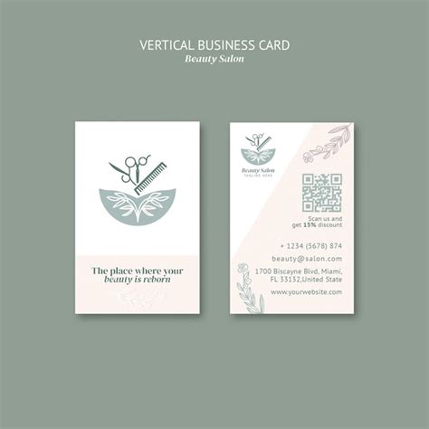 Beauty Salon Template Design Premium Psd