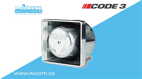 Code 3 Scorpion Emergency Vehicle Siren Wi Com Solutions Inc