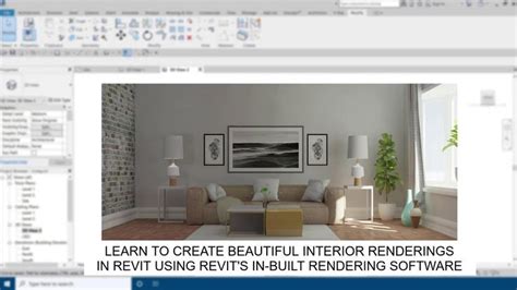 Revit For Interiors Revit Interior Rendering Course Video Revit Architecture Interior