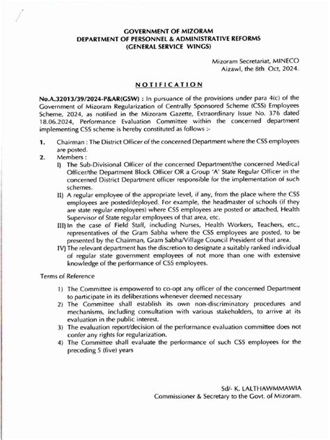 performance evaluation committee for css regularization scheme pdf