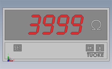 Dp3智能数显毫欧表[dp3] Solidworks 2018 模型图纸下载 懒石网