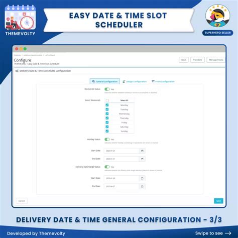 Flexible Delivery Time Slots For Prestashop Easy Scheduling