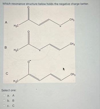 Answered: Which resonance structure below holds… | bartleby