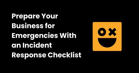 Incident Response Checklist Checklistgg