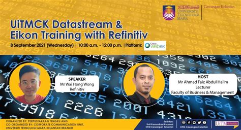 Uitmck Datastream And Eikon Training With Refinitiv