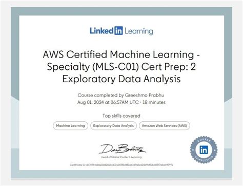 greeshma prabhu on linkedin ai ml aws exploratorydataanalysis