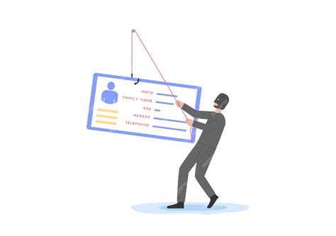 Premium Vector Hacker Attack And Cyber Criminals Phishing Stealing Private Personal Data User