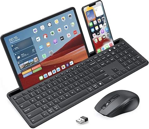 Peious Teclado Y Mouse Bluetooth Compatible Con Mac Y Windows Teclado Recargable
