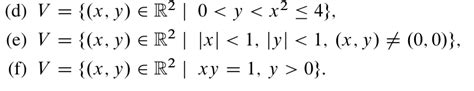 solved sketch the following subsets v of r 2 ﻿and determine
