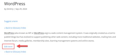 Cm Tooltip Glossary Community Terms Cmtct Settings Edit Terms