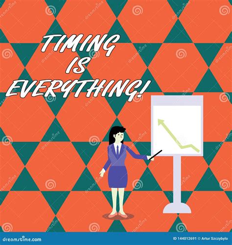 Word Writing Text Timing Is Everything Business Concept For