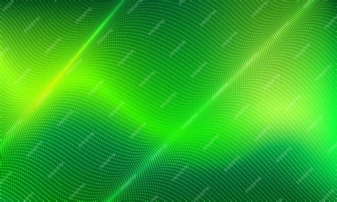 Premium Vector Abstract 3d Digital Landscape Particles Dots And Lines With Depth Of Field