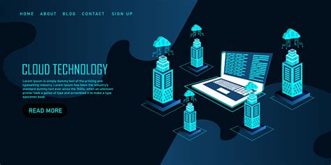 Web Hosting Concept Cloud Computing Online Database Technology Security Computer Web Data Center