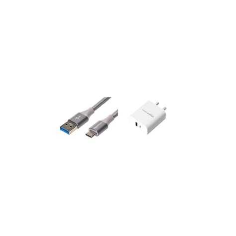 Amazon Basics Double Braided Nylon Usb Type C To Type A 3 1 Gen 2 Cable