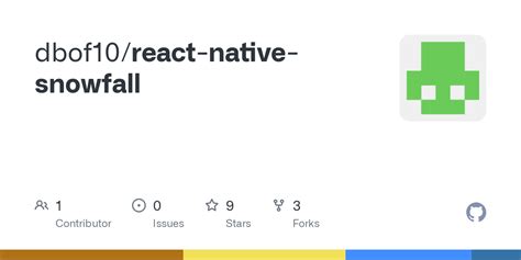 GitHub Dbof React Native Snowfall
