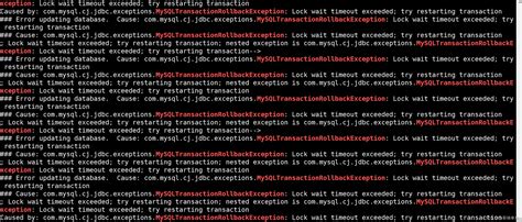 数据库死锁简单处理 Cause Commysqlcjjdbcexceptions