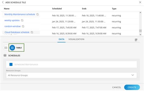Schedule Tile Opsramp Documentation Schedule Tile Opsramp Documentation