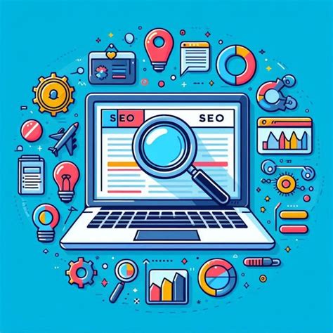 Seo Data Analysis High Quality Vector Style Image Premium Ai Generated Image