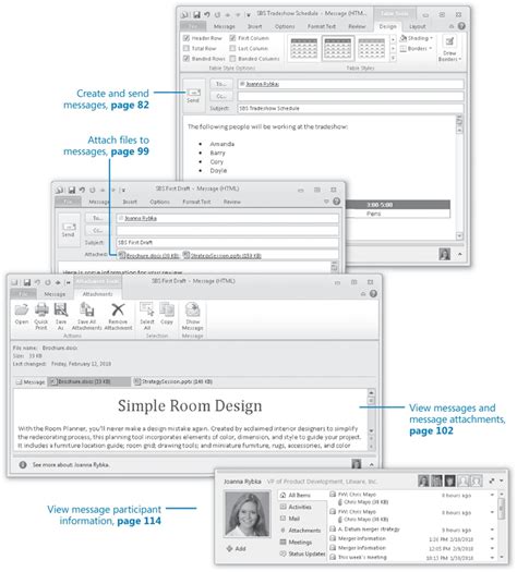 Send And Receive E Mail Messages Microsoft Outlook Step By Step Book