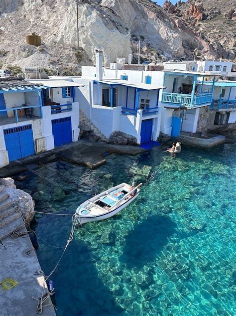 Griechische Aesthetic Mylos Island Milos Island Greek Vibes Aesthetic