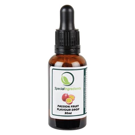 ΑΡΩΜΑ Passion Fruit Food Flavouring Drop 30ml - Barsho