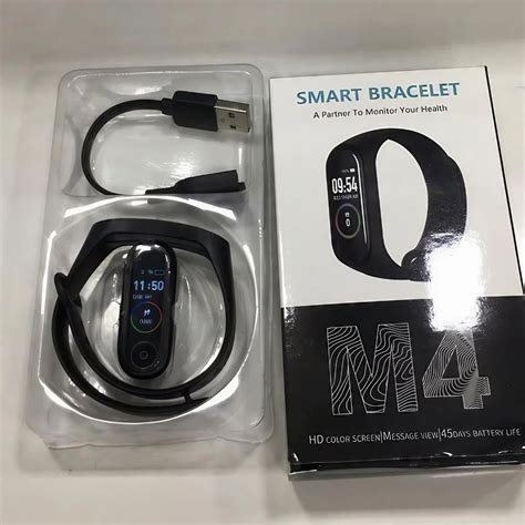 Rubber Oled M4 Smart Bracelet Fitness Band For Personal Use At Rs 155 Piece In New Delhi