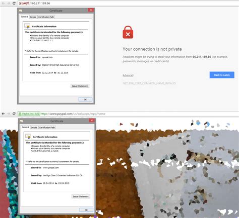 PayPal SSL Error ERR CERT COMMON NAME INVALID Chrome Opera IE Super User