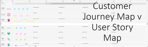 Difference Between And Customeruser Journey Map And A User Story Map