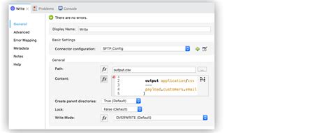 Write A File Using The Sftp Connector Example Mulesoft Documentation