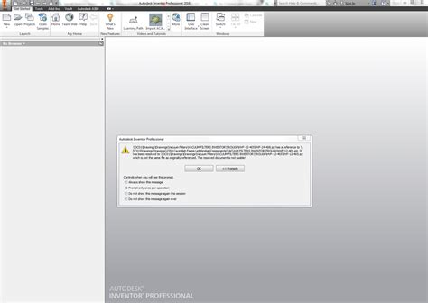 Solved Inventor Assembly Part Reference To Resolved Document Is Not Usable Page Autodesk
