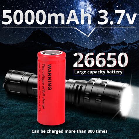 Generic LED Flashlight XHP50.2 Most Powerful Xlamp Hunting L2 ...