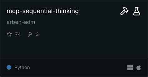 Sequential Thinking Mcp Server Glama