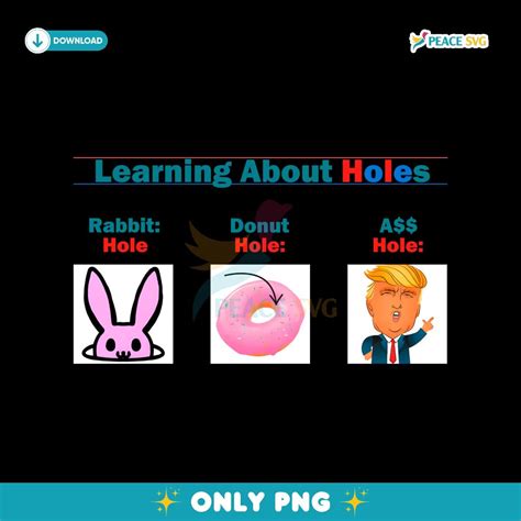 Learning About Holes Rabbit Hole Donut Hole Ass Hole Png