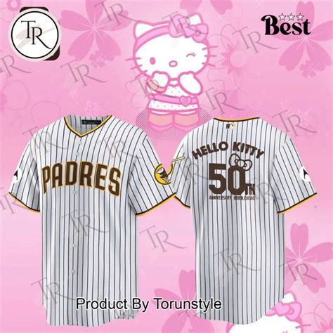 San Diego Padres X Hello Kitty 50th Anniversary Bobblehead Baseball