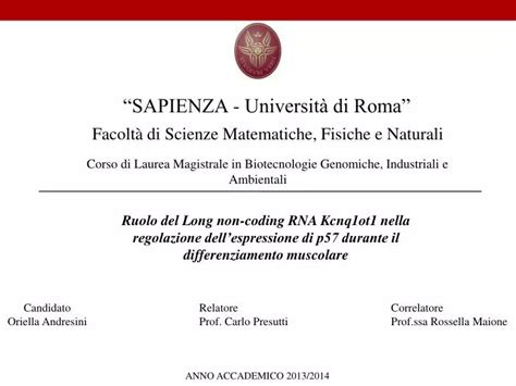 Ppt Facoltà Di Scienze Matematiche Fisiche E Naturali Powerpoint Presentation Id 6100504
