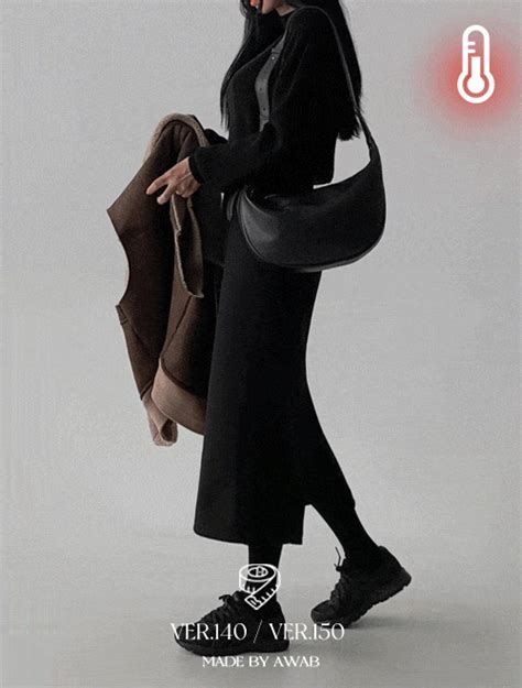 에이와비 [140 150ver] 예쁘진 뉴말랑밍크롱스커트 키작녀 기장선택 밍크안감 1color 2siz