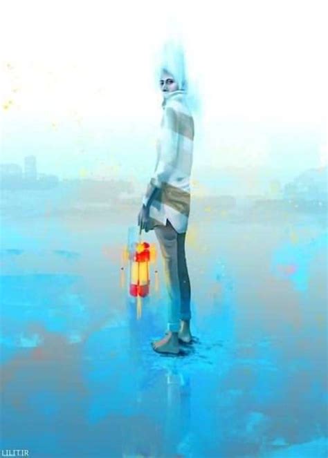 تابلو نقاشی پسر فانوس گالری لیلیت