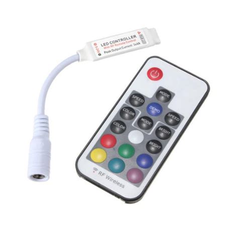17 Keys DC 5V 24V RF Wireless Remote LED Controller Remote For SMD 3528 5050 RGB Strip Light