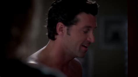 Auscaps Patrick Dempsey Shirtless In Greys Anatomy 5 04 Brave New World