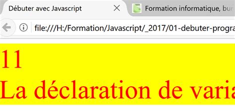 Débuter La Programmation Web En Javascript