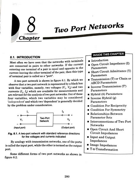 Two Port Network Pdf Computer Engineering Electronics