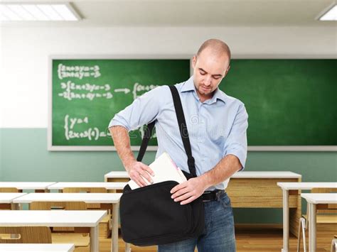 Man In Classroom Stock Image Image Of Cheerful Mathematics 16554749