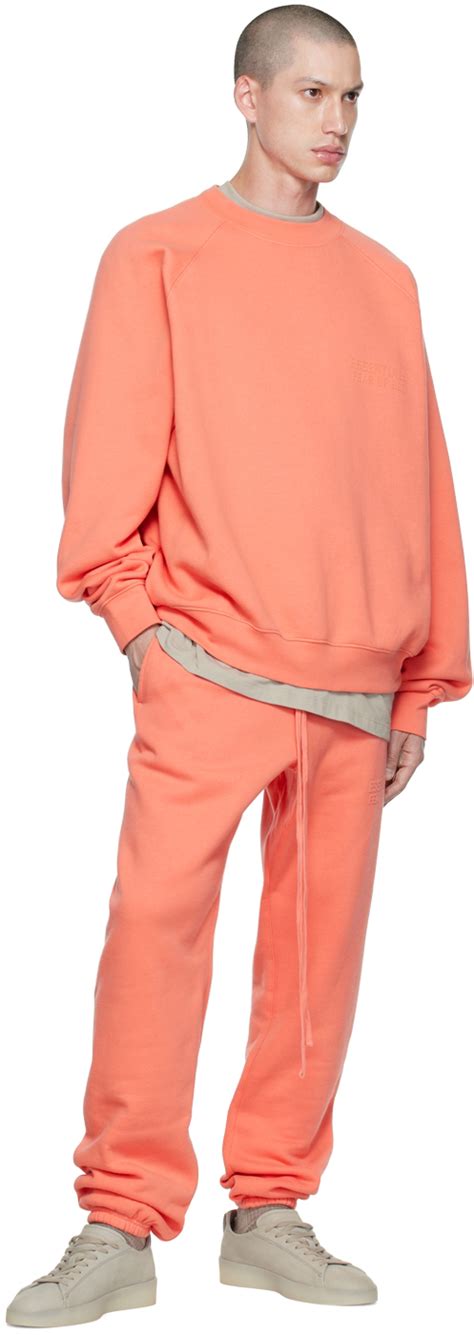 Fear Of God Essentials Pink Drawstring Lounge Pants Fear Of God Essentials